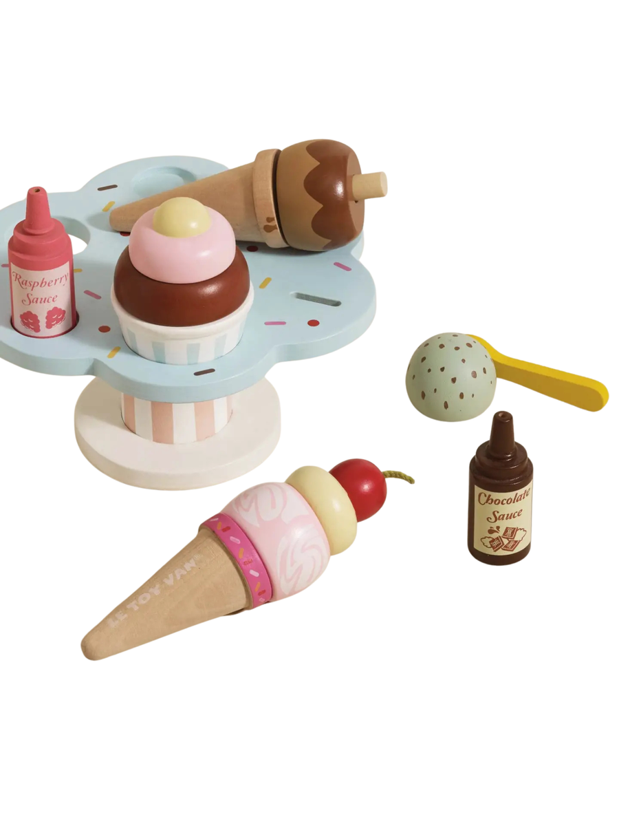 Wooden Ice Cream Stand & Toppings – Little Josie's