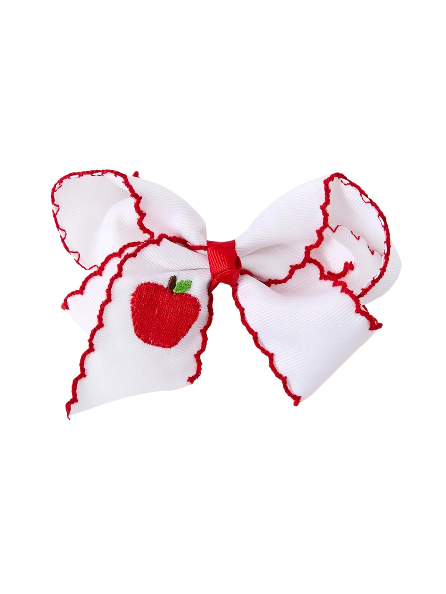 Back To School Apple Bow – Little Josie's