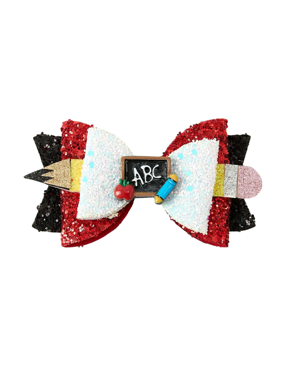 Back To School ABC Bow – Little Josie's