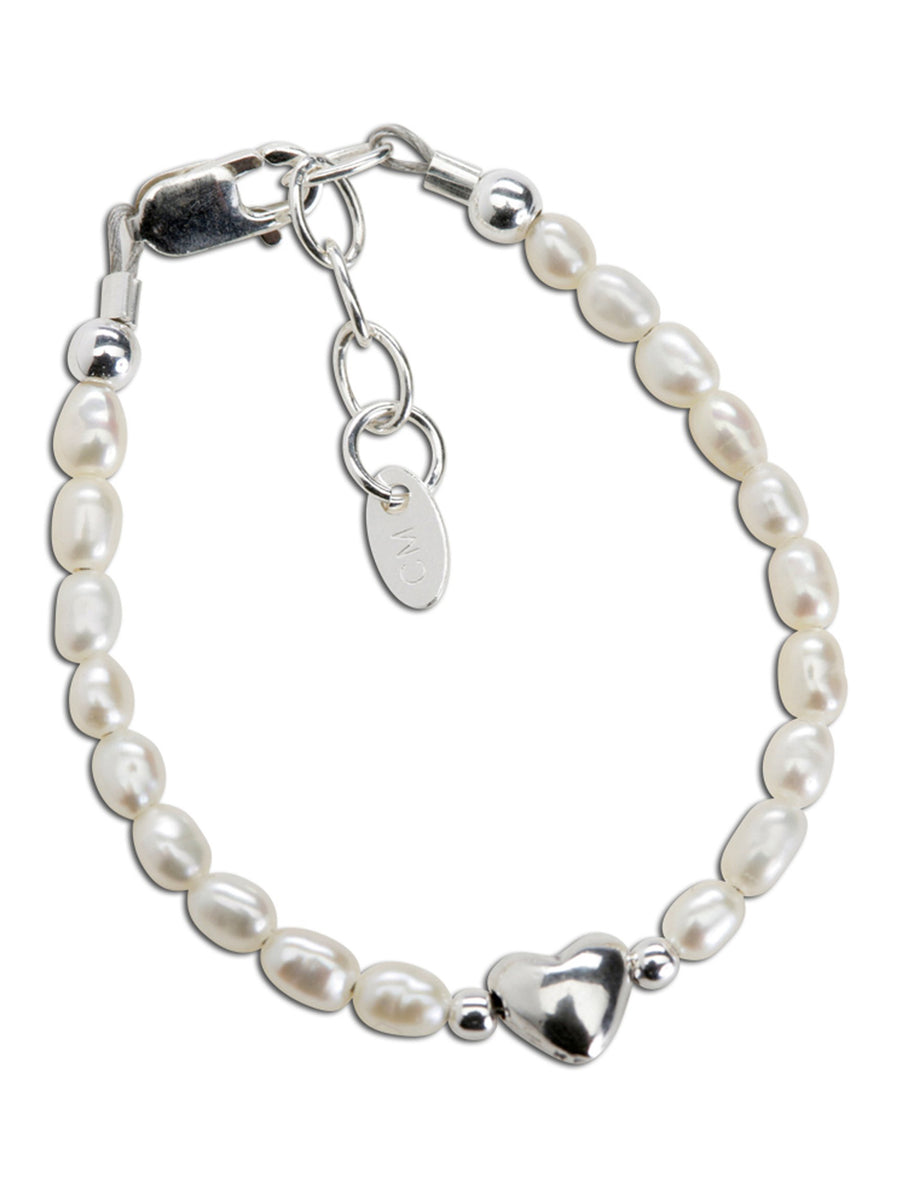 Destiny Sterling Silver Pearl Bracelet – Little Josie's